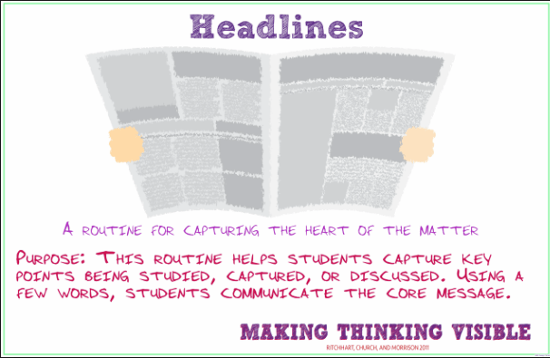 IDEAS: Visible thinking – Thinking routines part 2 | SmartPrimaryEd